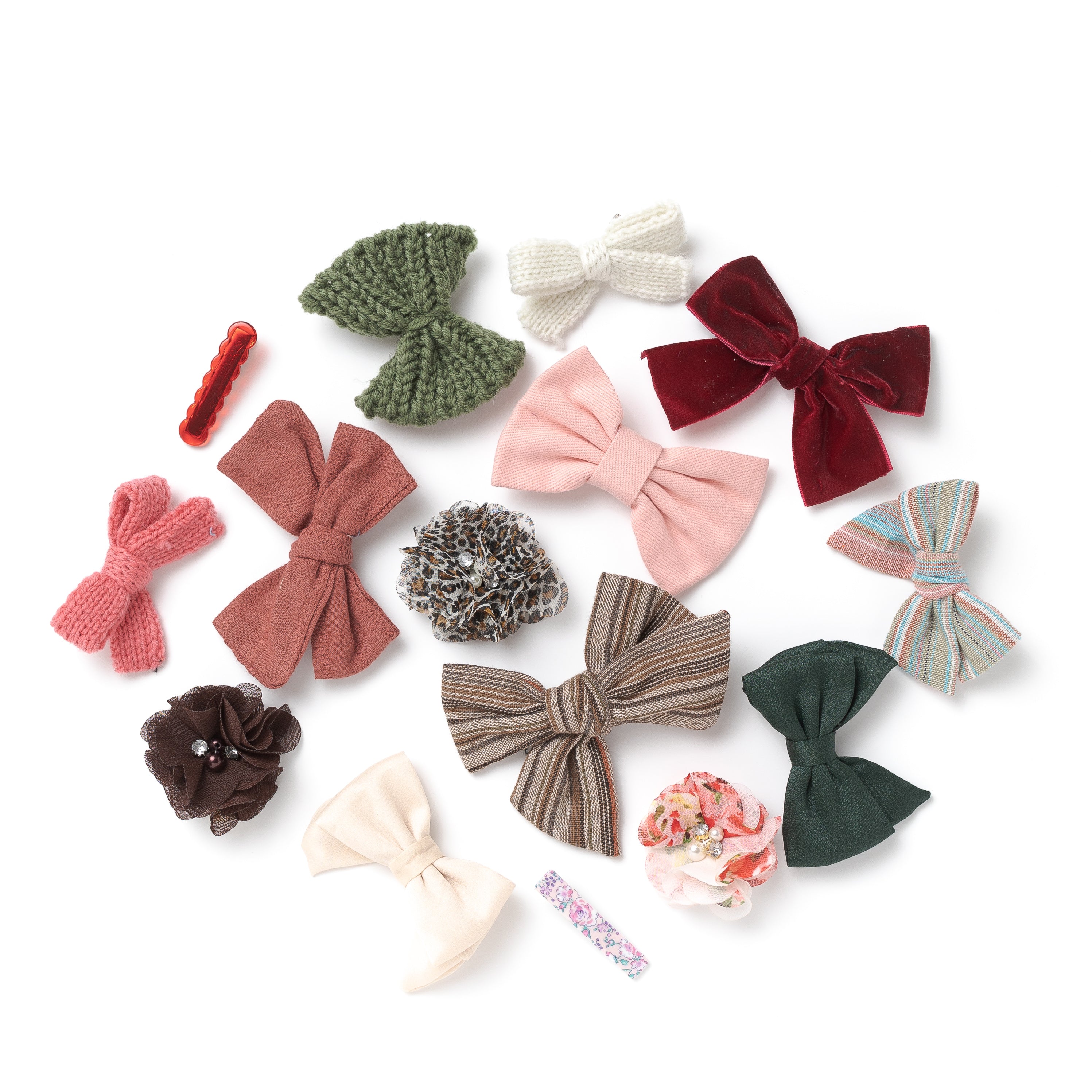 10 or 20 Hair Bows & Clips GRAB a BAG – Think Pink Bows
