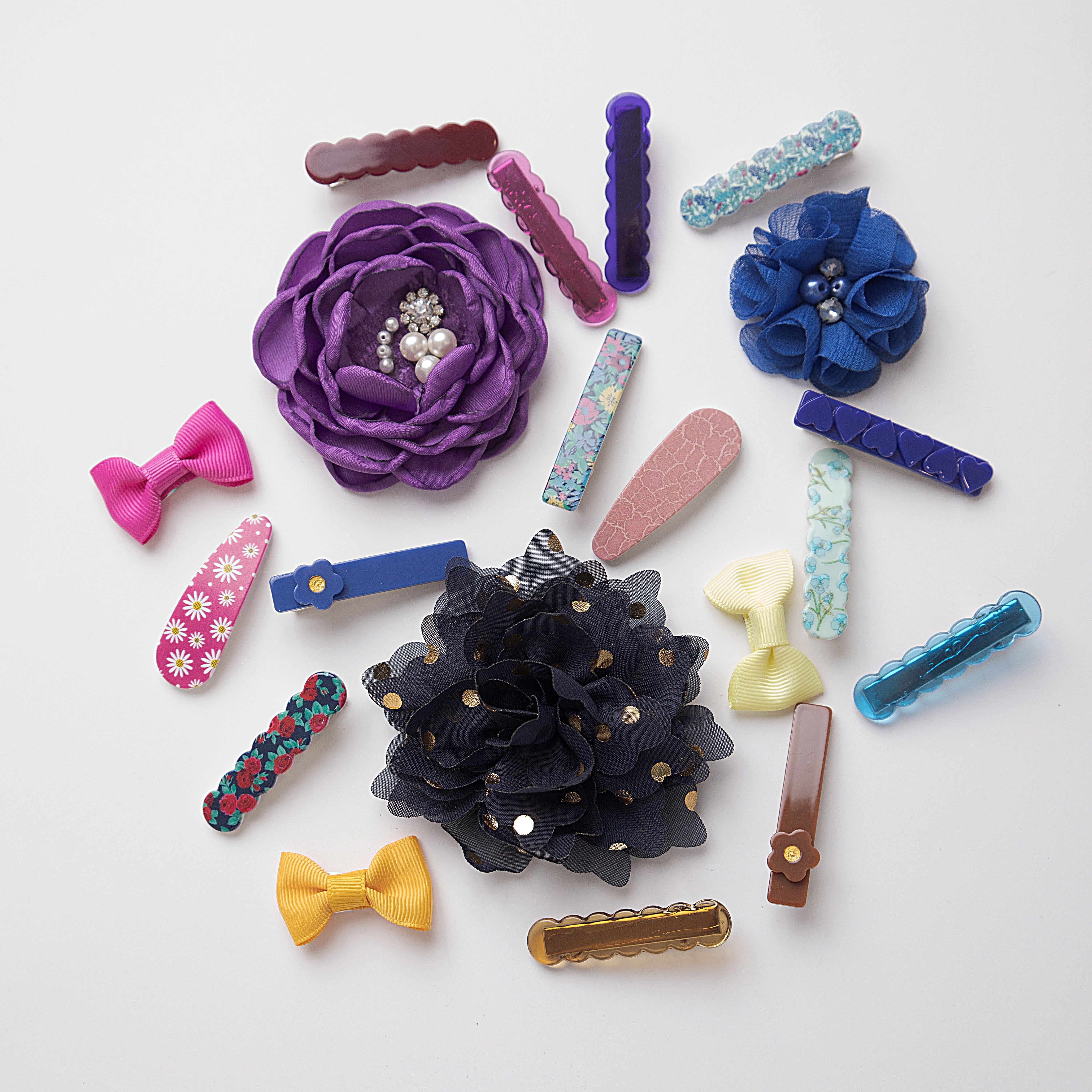 10 or 20 Hair Bows & Clips GRAB a BAG – Think Pink Bows